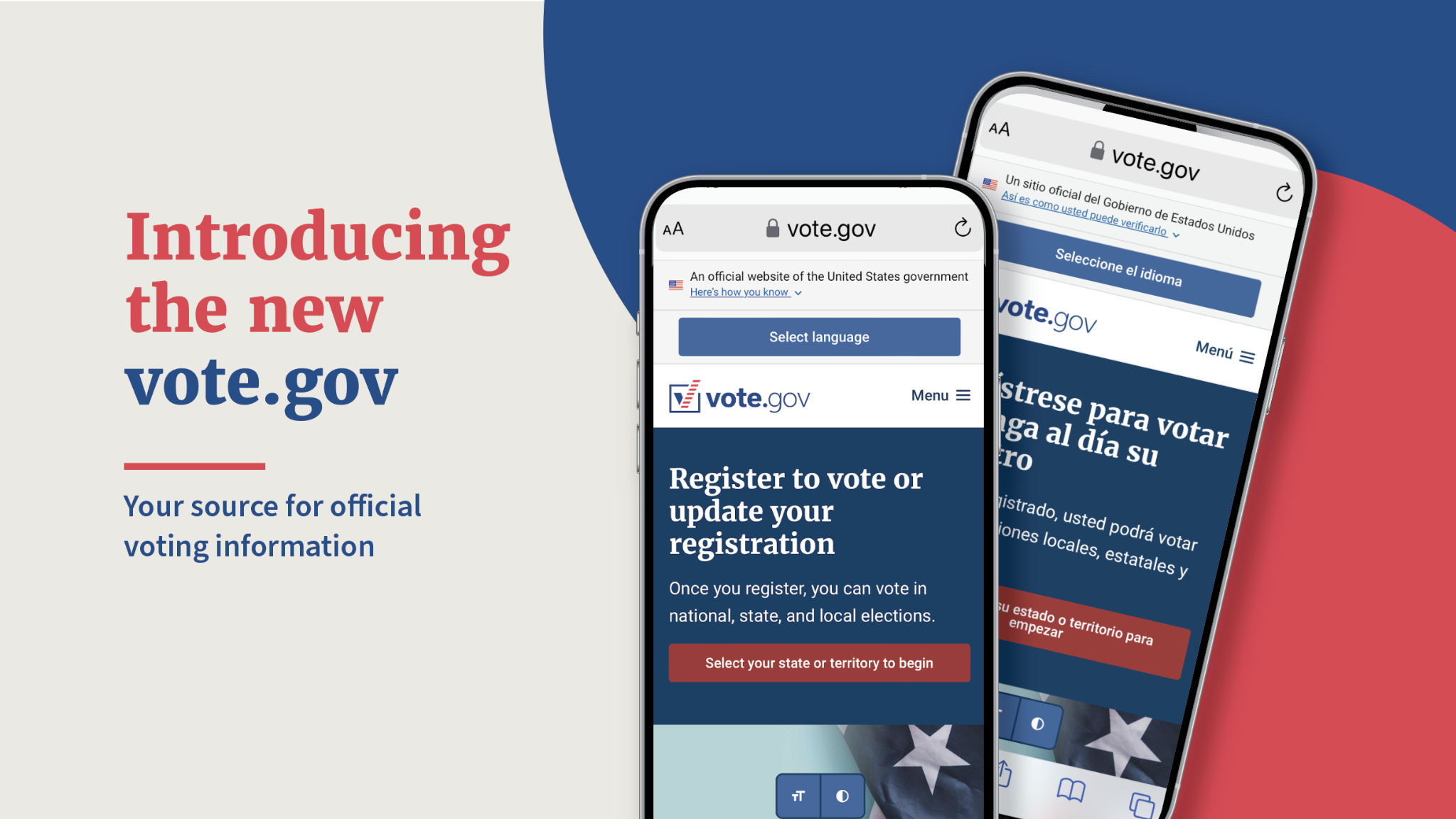 Vote.gov makes it easier for voters to find trustworthy, official voting information | GSA